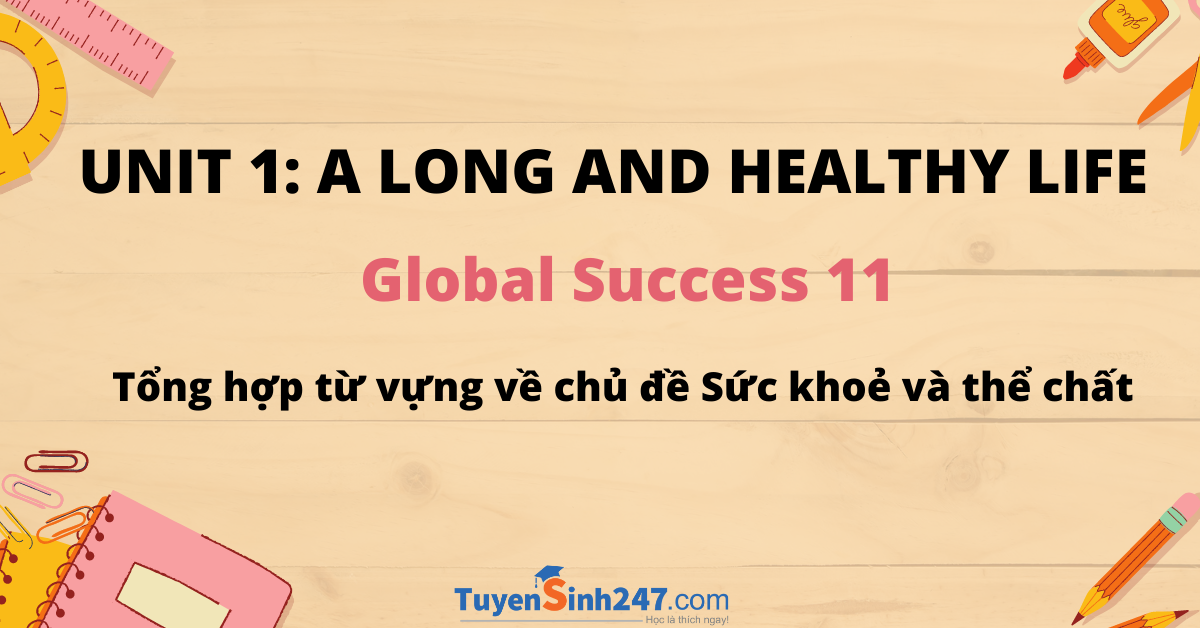 Tổng hợp từ vựng: sức khỏe và thể chất môn tiếng anh global success lớp ...