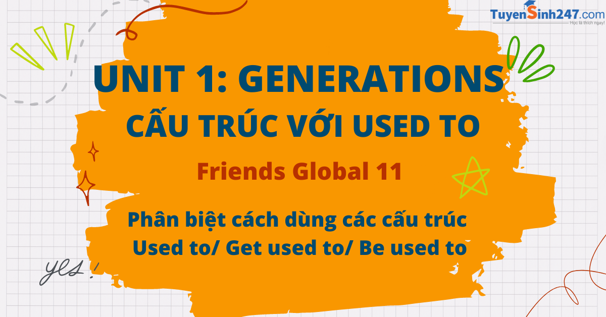 Lý thuyết ngữ pháp: cấu trúc be used to/ get used to môn tiếng anh ...